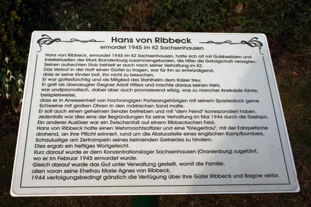 Schilderwald in Ribbeck | Kirsi schreibt...